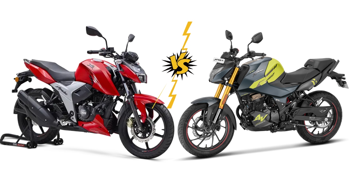 2023 Hero Xtreme 160R vs TVS Apache RTR 160 4V: Price, specs comparison ...