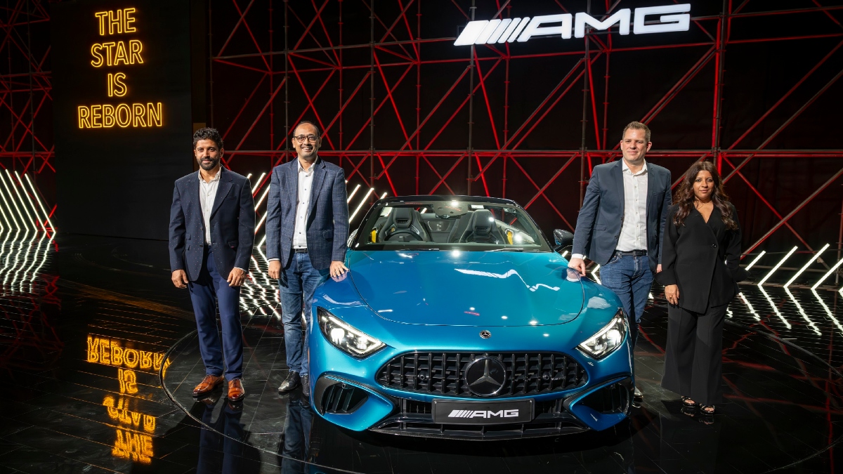 Mercedes-AMG SL 55 image gallery: A drop-top roadster with Rs 2.35 ...