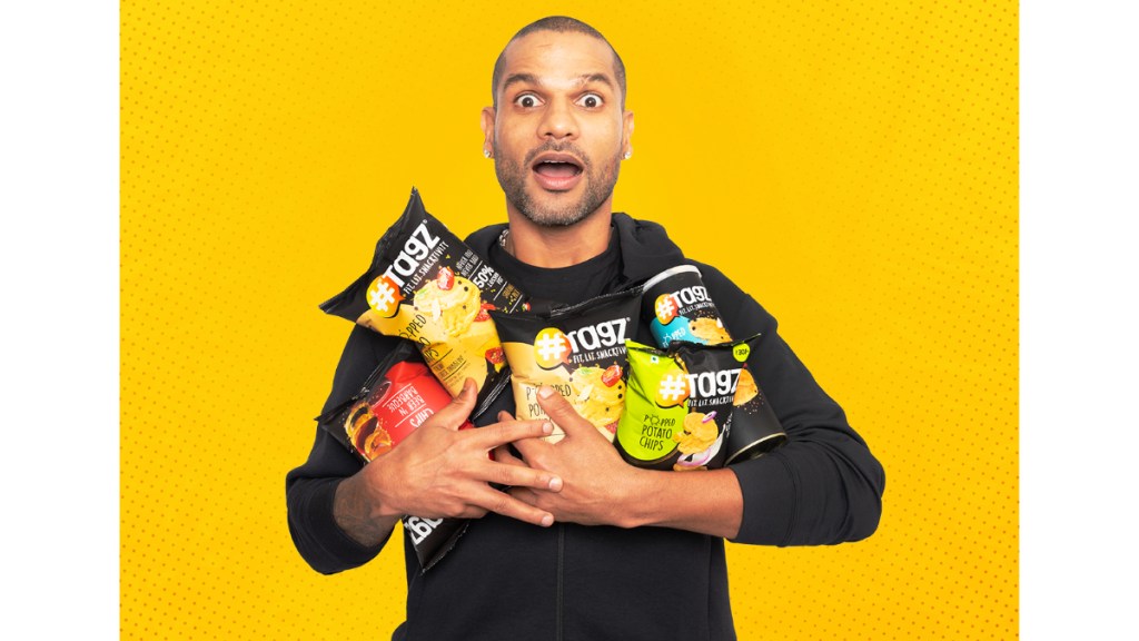 TagZ Foods onboards Shikhar Dhawan as brand ambassador - Brand Wagon ...