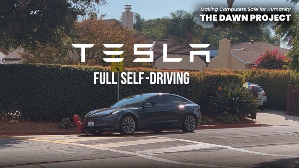 The Dawn Project and Major Tesla investor to test Tesla’s autonomous ...