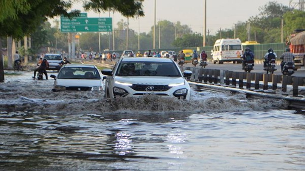 Gurugram rain: Normal life hit as heavy rains lash Delhi-NCR - India News | The Financial Express