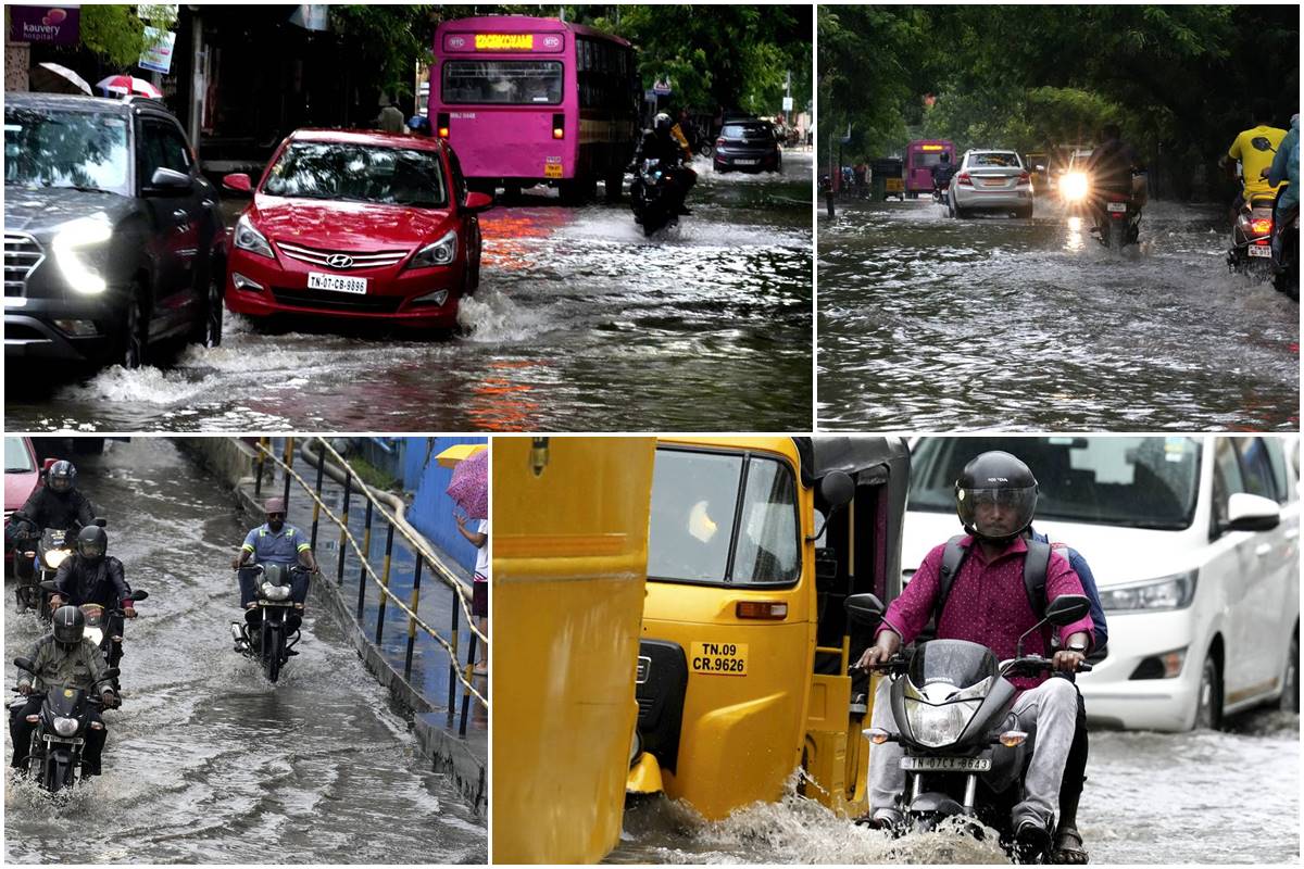 Heavy rainfall lashes Chennai! Schools declare holiday as city reports waterlogging in many ...