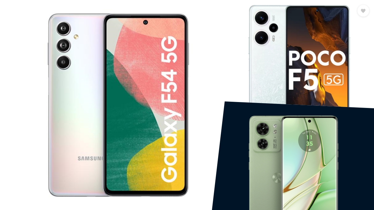 Samsung Galaxy F54 5G versus Motorola Edge 40, Poco F5: Every difference that you wanted to know ...