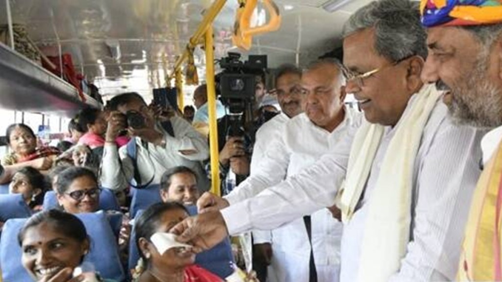 Shakti Scheme in Karnataka: Women commute for free in state-run buses ...