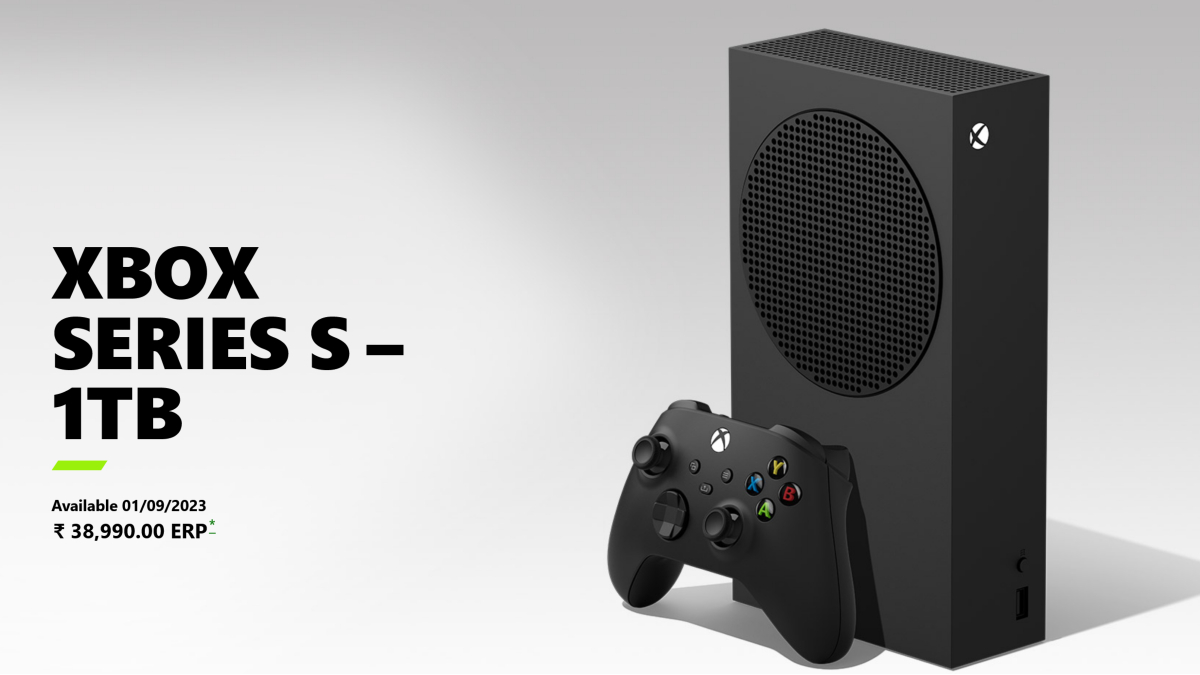 Microsoft Xbox Series S 1TB India price revealed; to go on sale ...