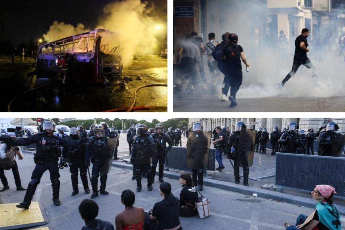 Protests sweep France! Violence persists as riots and looting spread ...
