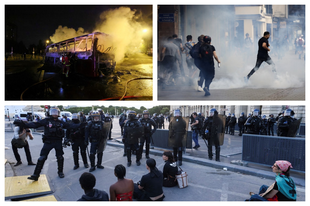 Protests sweep France! Violence persists as riots and looting spread ...