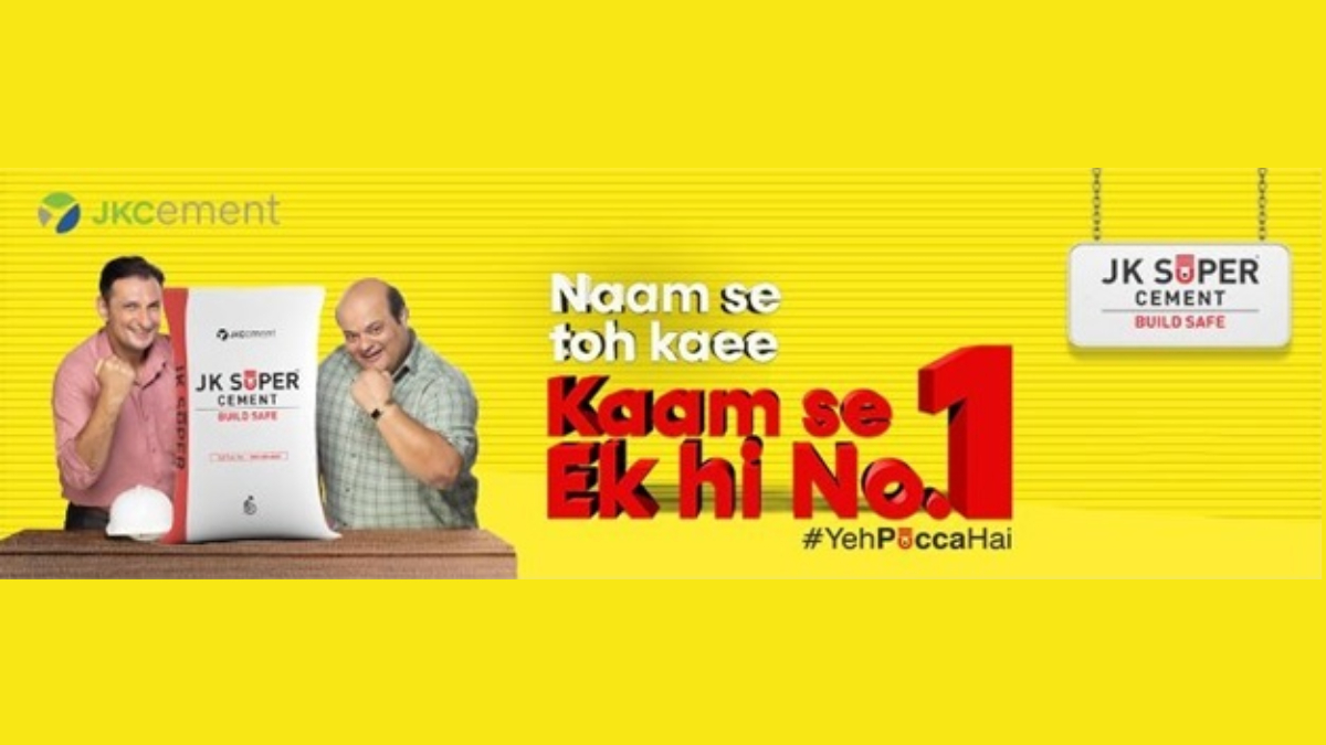 JK Super Cement launches #KaamSeNumber1 campaign - Brand Wagon News ...
