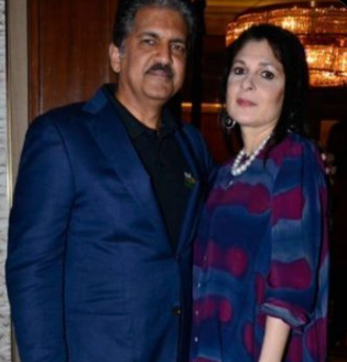 Meet Anuradha Mahindra, wife of billionaire Anand Mahindra, who is the ...