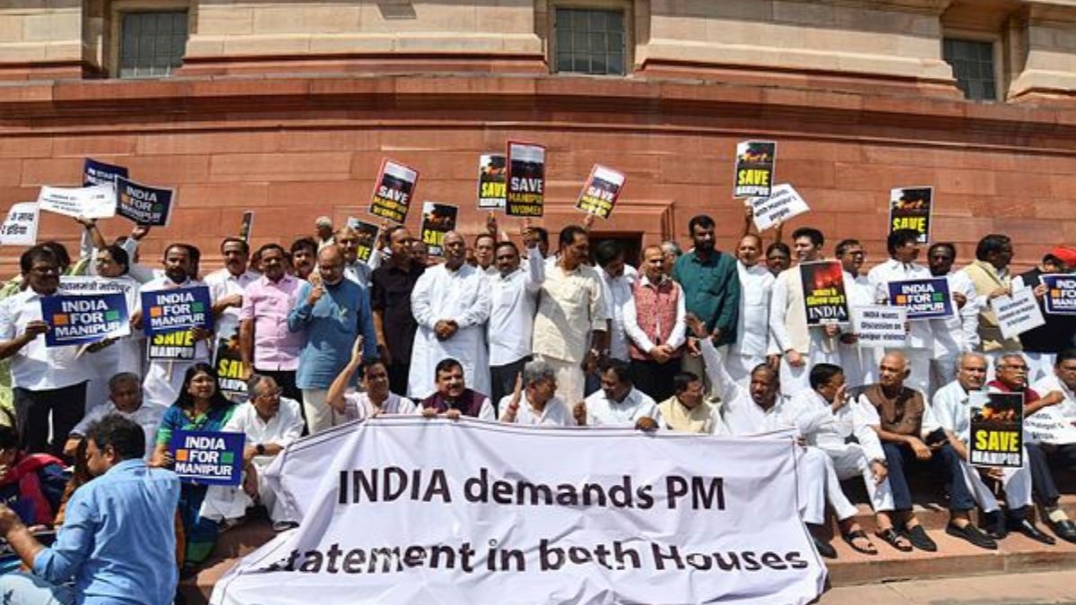 Opposition bloc moves no-confidence motion in Parliament against Modi govt - India News | The ...