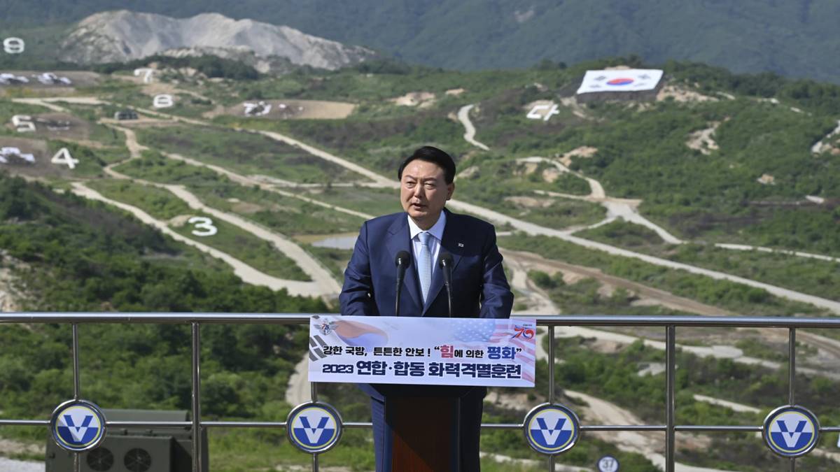 South Korea's Yoon Suk Yeol pushes for strong resolve against North's nuclear ambitions at NATO ...