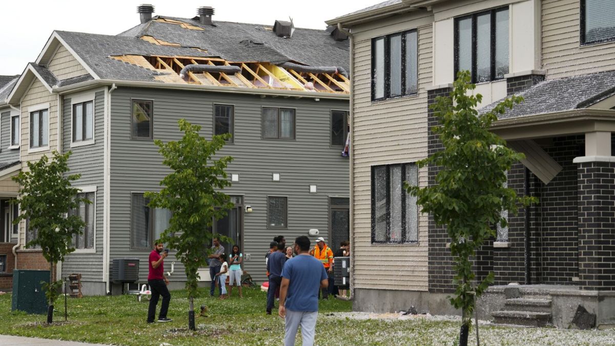 More than 100 homes damaged when tornado hits suburb of Canada's ...