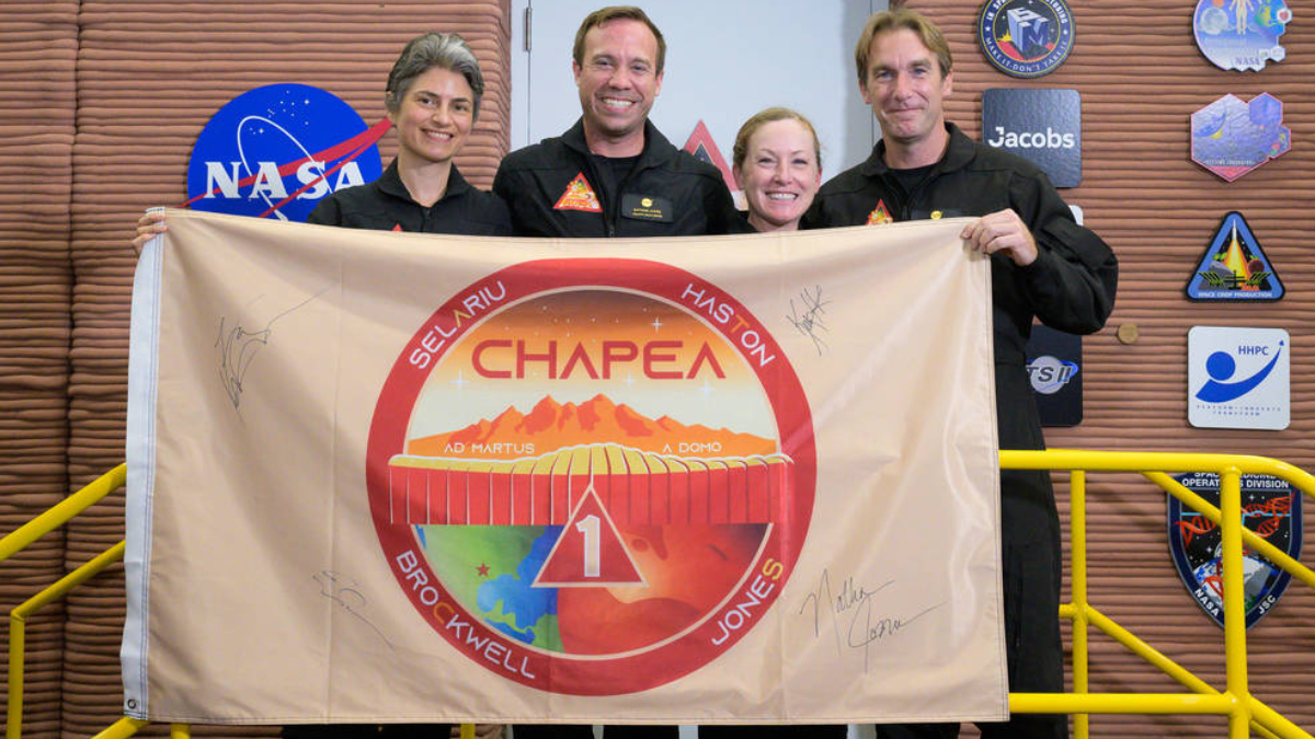 NASA begins CHAPEA-1: Four volunteers locked inside Mars Simulator for ...