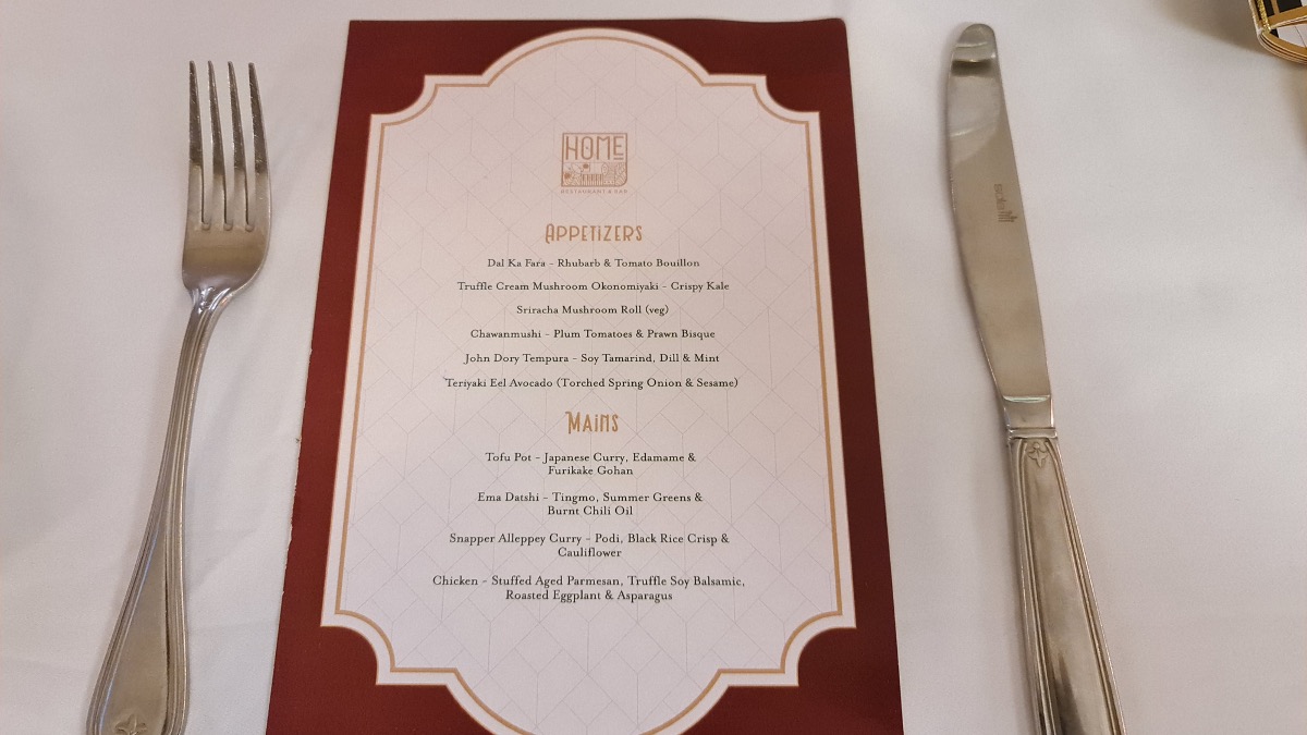 Restaurant review: Home's new curated menu - Lifestyle News | The ...