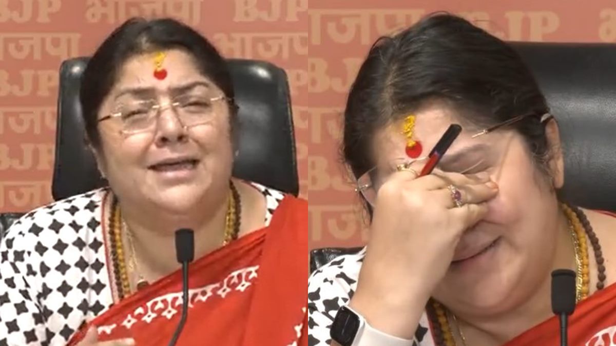 Locket Chatterjee breaks down on violence against women during Bengal panchayat polls | Video ...