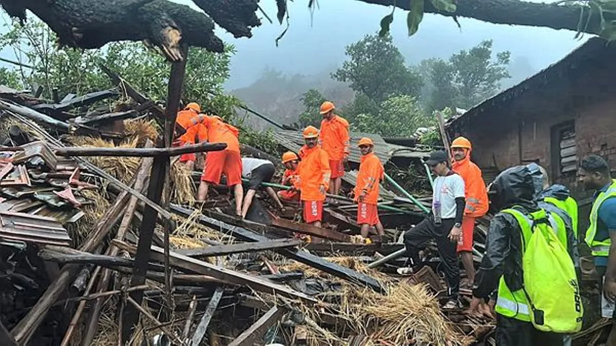 Maharashtra: Raigad landslide claims 5 lives, dozens feared trapped - India News | The Financial ...