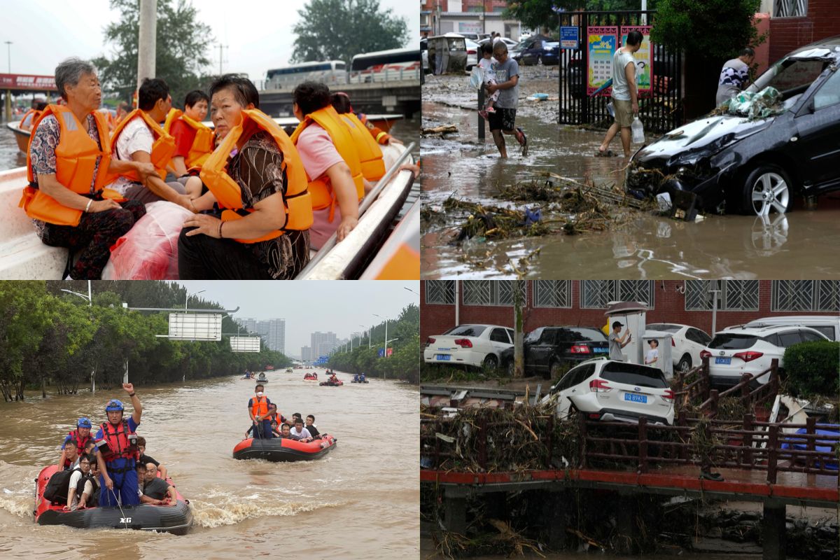 Thousands evacuated as devastating floods hit northeastern China - In ...