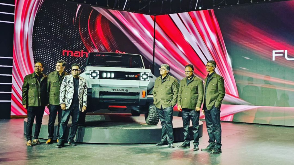 Mahindra Thar electric SUV concept makes debut - Car News | The ...