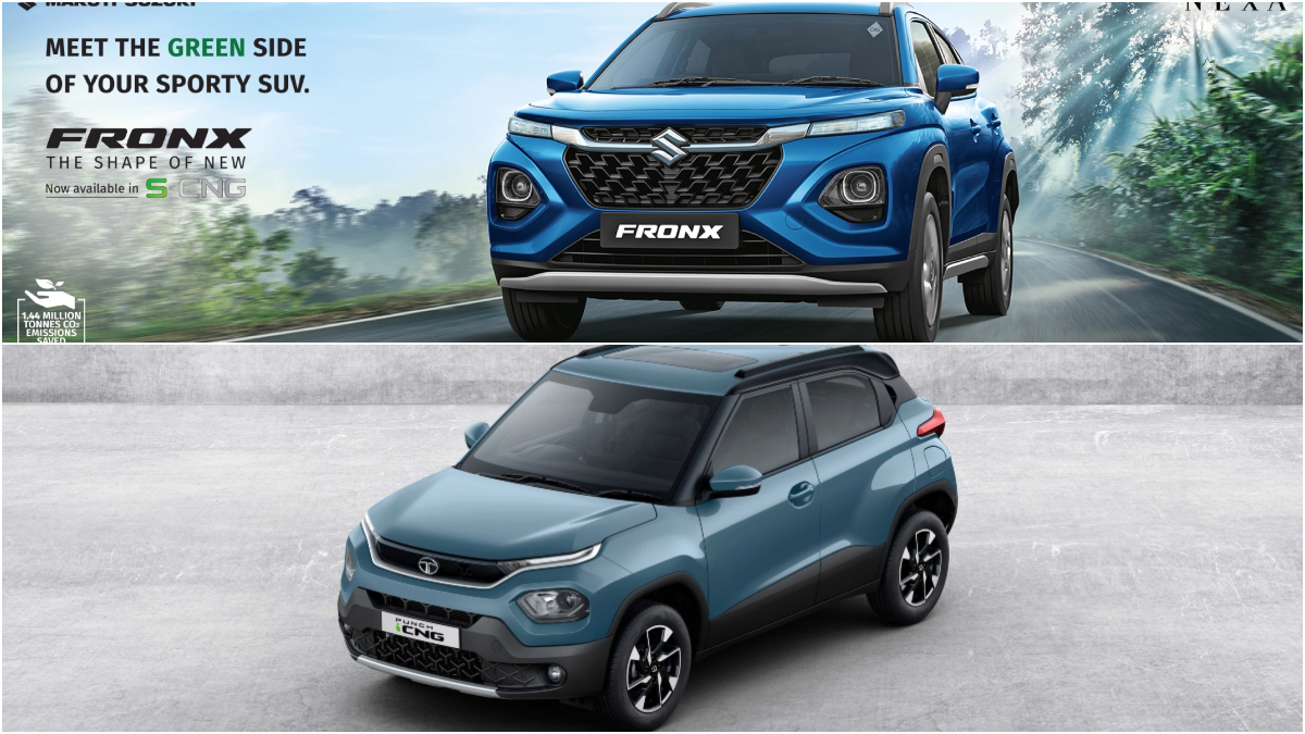 Tata Punch CNG Vs Maruti Suzuki Fronx CNG: Specs, features, prices ...