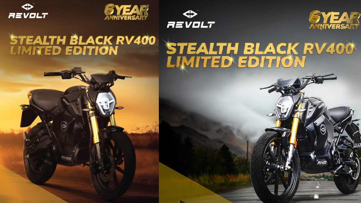 Revolt RV400 Limited Edition Stealth Black unveiled– price reveal later ...