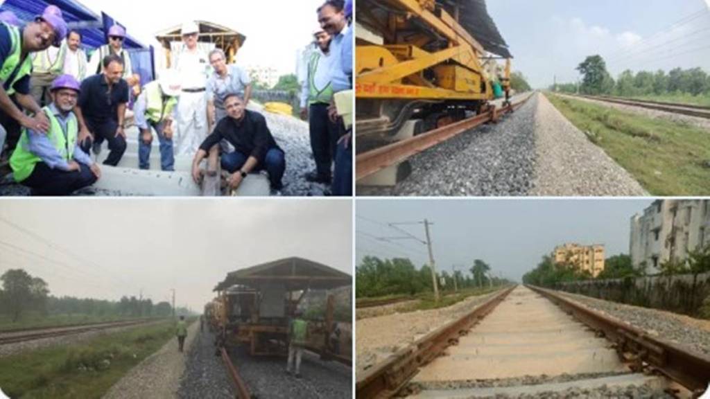 Marking a milestone feat! Track linking work on last leg of Eastern ...
