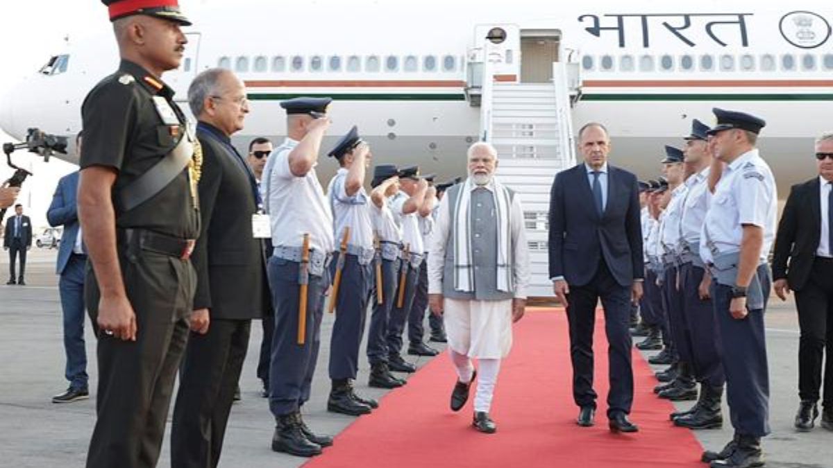 PM Narendra Modi arrives in Greece on first prime ministerial visit in 40 years - Defence News ...