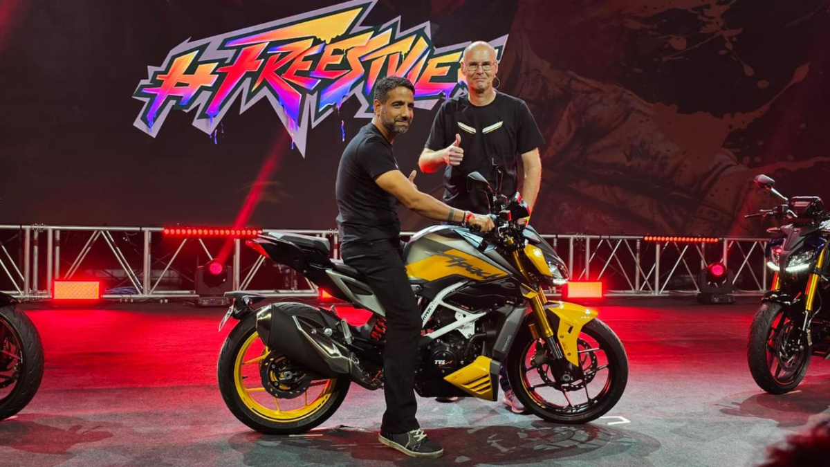 TVS Apache RTR 310 launched at Rs 2.43 lakh - Bike News | The Financial ...