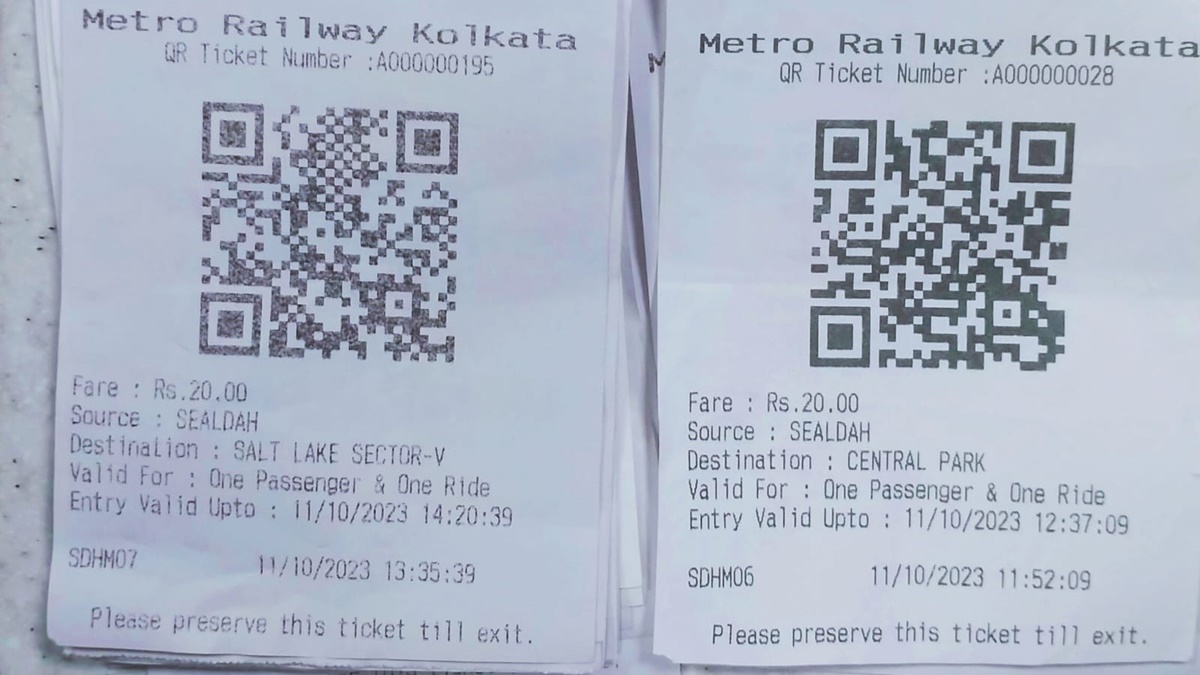 Kolkata Metro introduces Paper-based QR Code Ticket over East-West corridor - Here's all about ...
