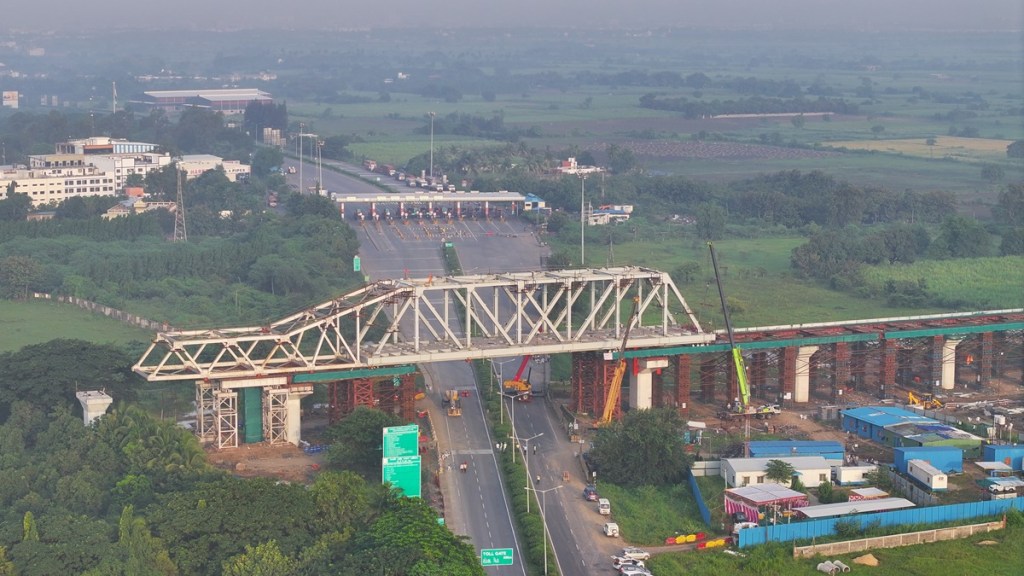 NHSRCL's Mumbai-Ahmedabad Bullet Train Project advances with first steel bridge in Gujarat's ...