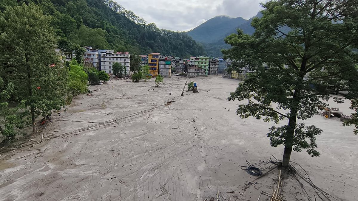 Sikkim flash flood: Death toll rises to 22, fresh glacial lake outburst ...