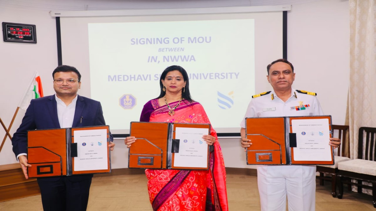 NWWA, Indian Navy and Medhavi Skills University sign MoU to provide ...