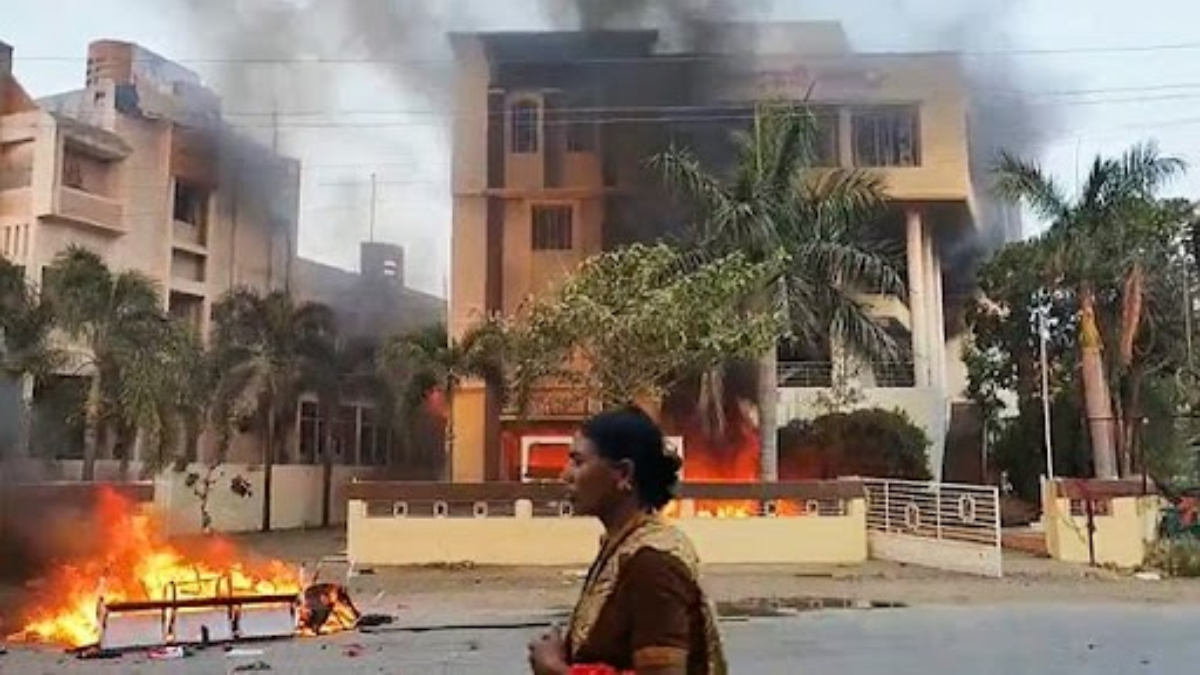 Maratha quota violence: Section 144 imposed in Beed, Dharashiv, KKRTC suspends bus services ...