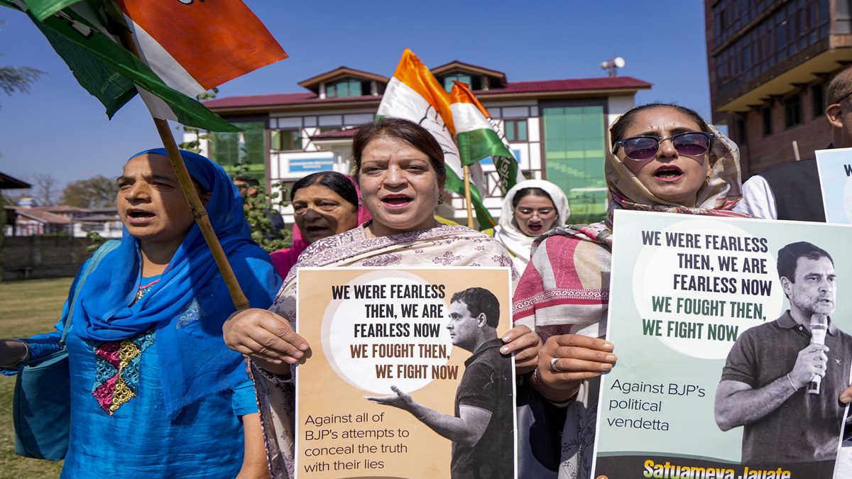 Rahul Gandhi ‘Ravan’ poster row: Jammu and Kashmir Congress takes out ...