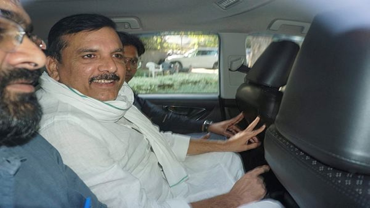 AAP MP Sanjay Singh produced before Delhi court day after arrest, ED seeks 10 days' remand ...