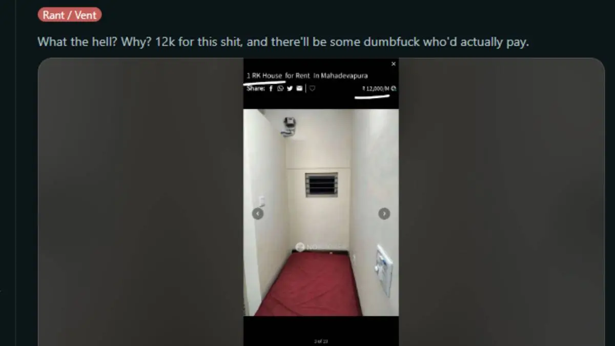 Rant over rent! Bengaluru's bed-sized bedroom goes viral! Check out ...