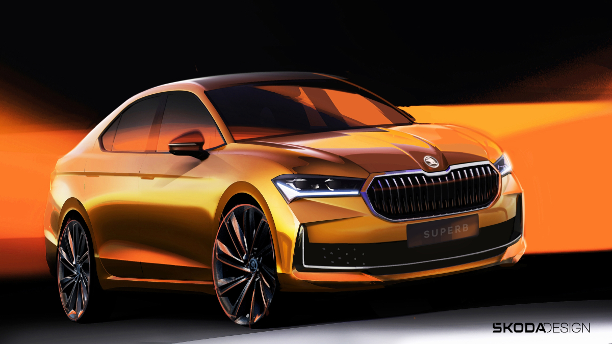 2024 Skoda Superb design sketches revealed ahead of global debut - Car ...