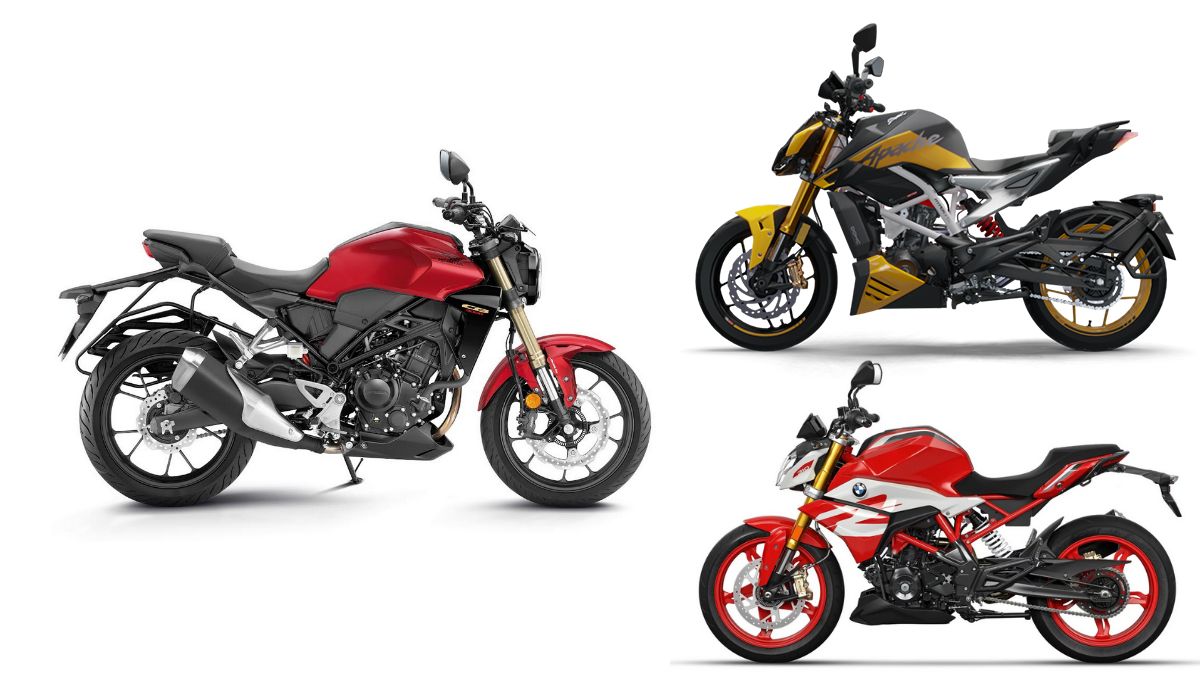 Honda CB300R vs competition - TVS Apache RTR 310, BMW G 310 R - Bike ...