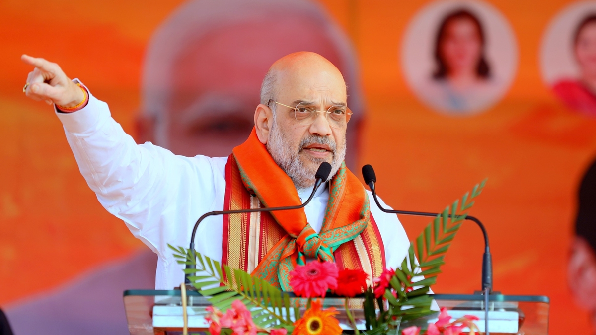 'PM Modi thinks of poor, country's development, INDIA bloc leaders promote nepotism': Amit Shah ...
