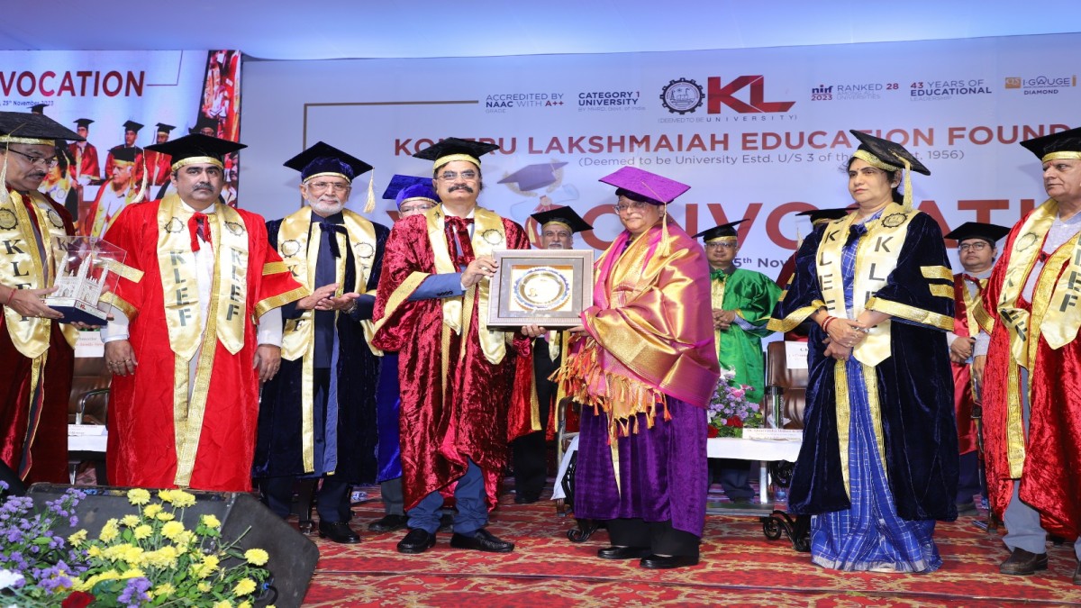 KL Deemed to be University conferred degrees to 4465 students at the ...