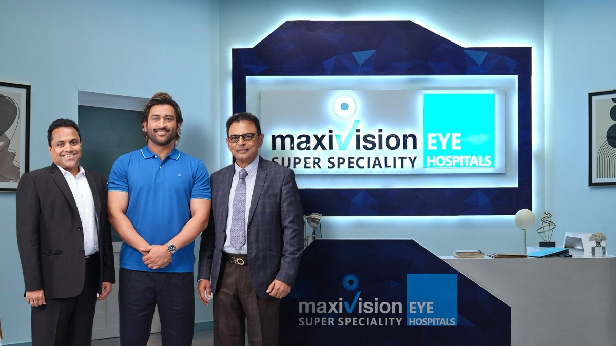 Maxivision Super Specialty Eye Hospitals announces Mahendra Singh Dhoni as brand ambassador ...