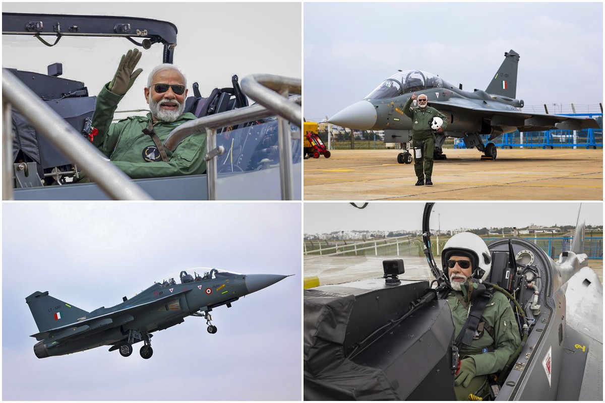 In Pictures | PM Narendra Modi soars high on Tejas, India’s pride in ...