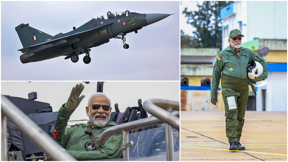 In Pictures | PM Narendra Modi soars high on Tejas, India’s pride in the sky - Defence Gallery ...
