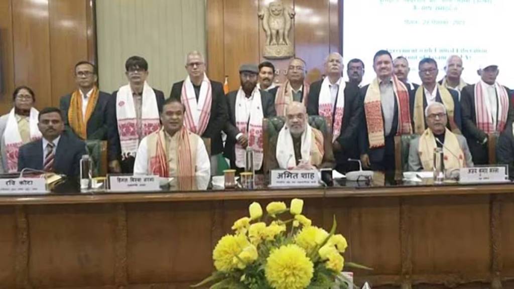 ULFA signs tripartite accord with Centre and Assam govt in historic peace deal - India News ...