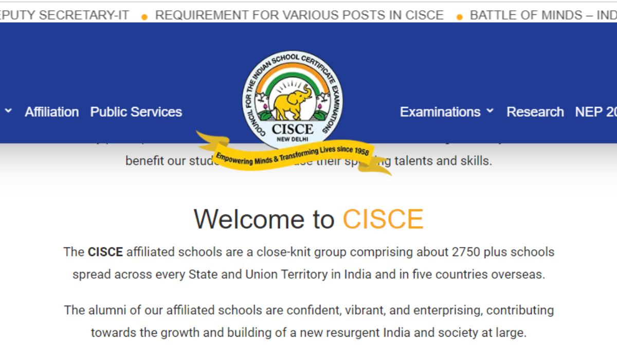CISCE 2024: Multiple positions open with salary up to Rs 2.74 lakh per ...