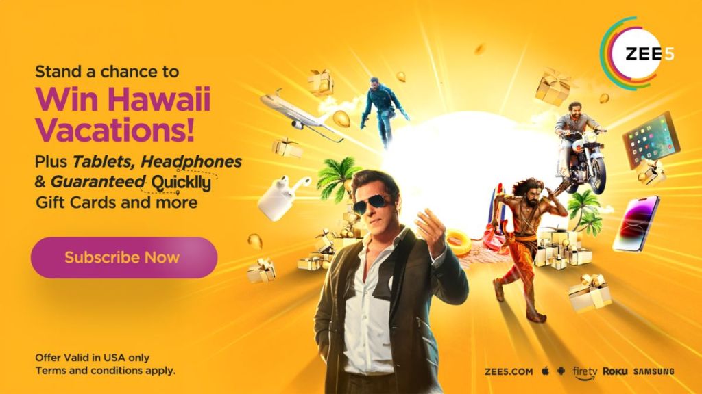 ZEE5 Global launches campaign ‘The Great ZEE5 Giveaway’ - Brand Wagon ...