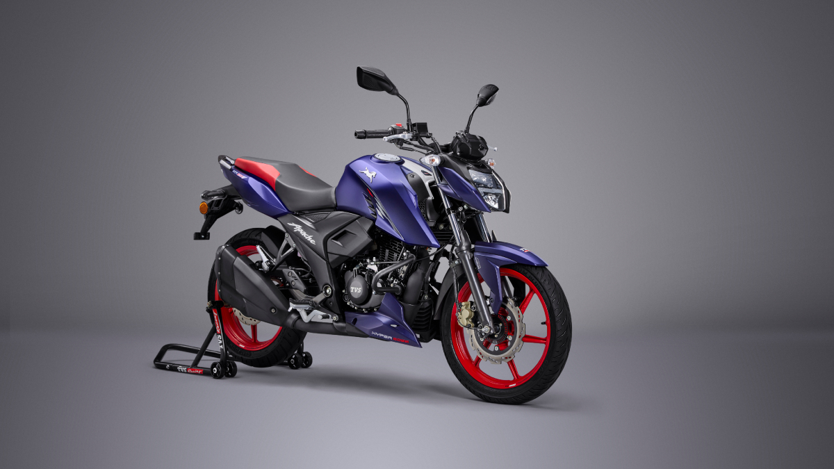 2024 TVS Apache RTR 160 4V launched at MotoSoul– priced at Rs 1.35 lakh ...