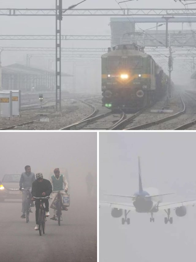 Trains, flights delayed in Delhi amid dense fog