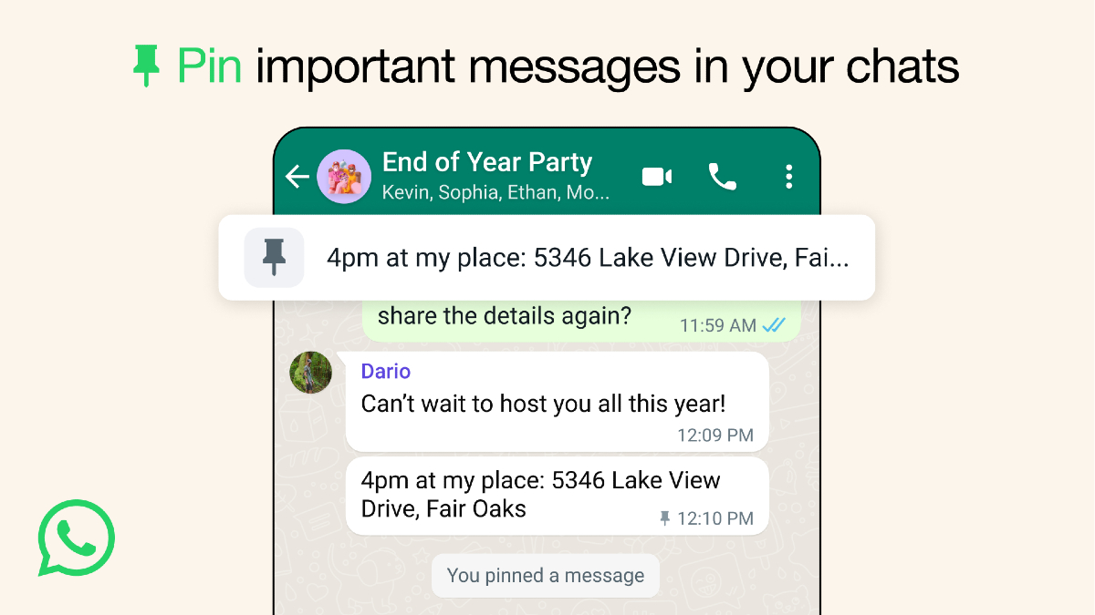 WhatsApp lets you pin messages inside chats now: Everything to know about new feature update ...