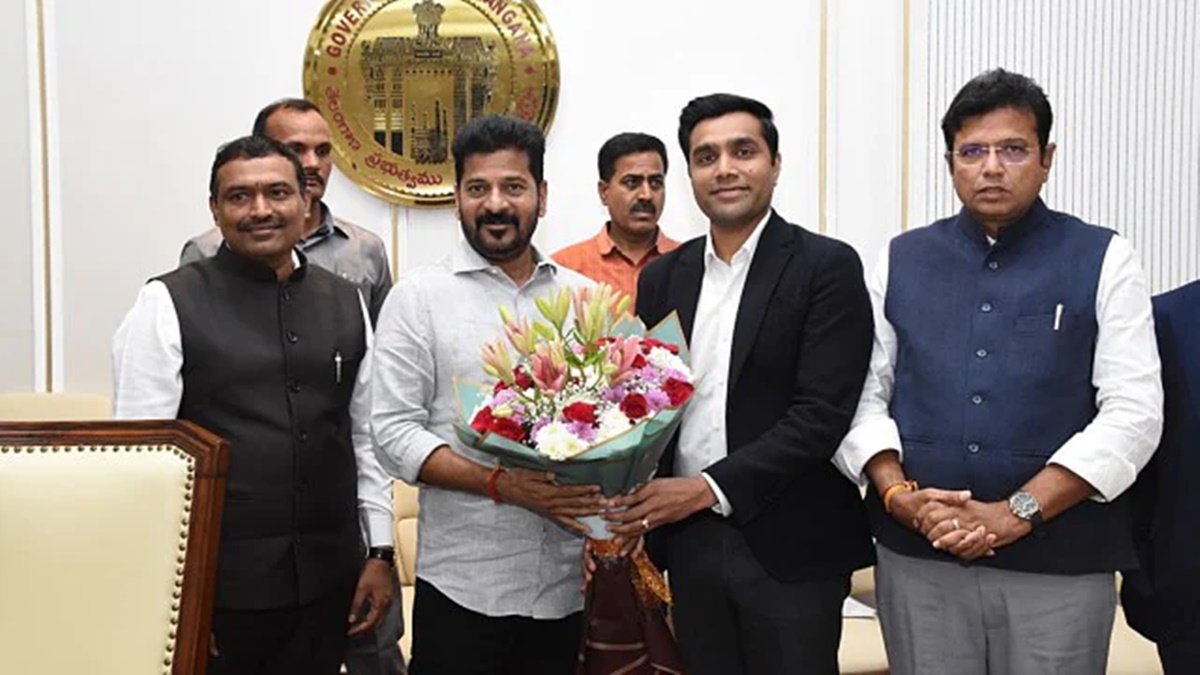 Gautam Adani's son Karan Adani meets CM Revanth Reddy, eyes investments ...