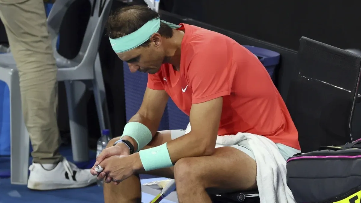 Rafael Nadal withdraws from the Australian Open with an injury just one tournament into his ...